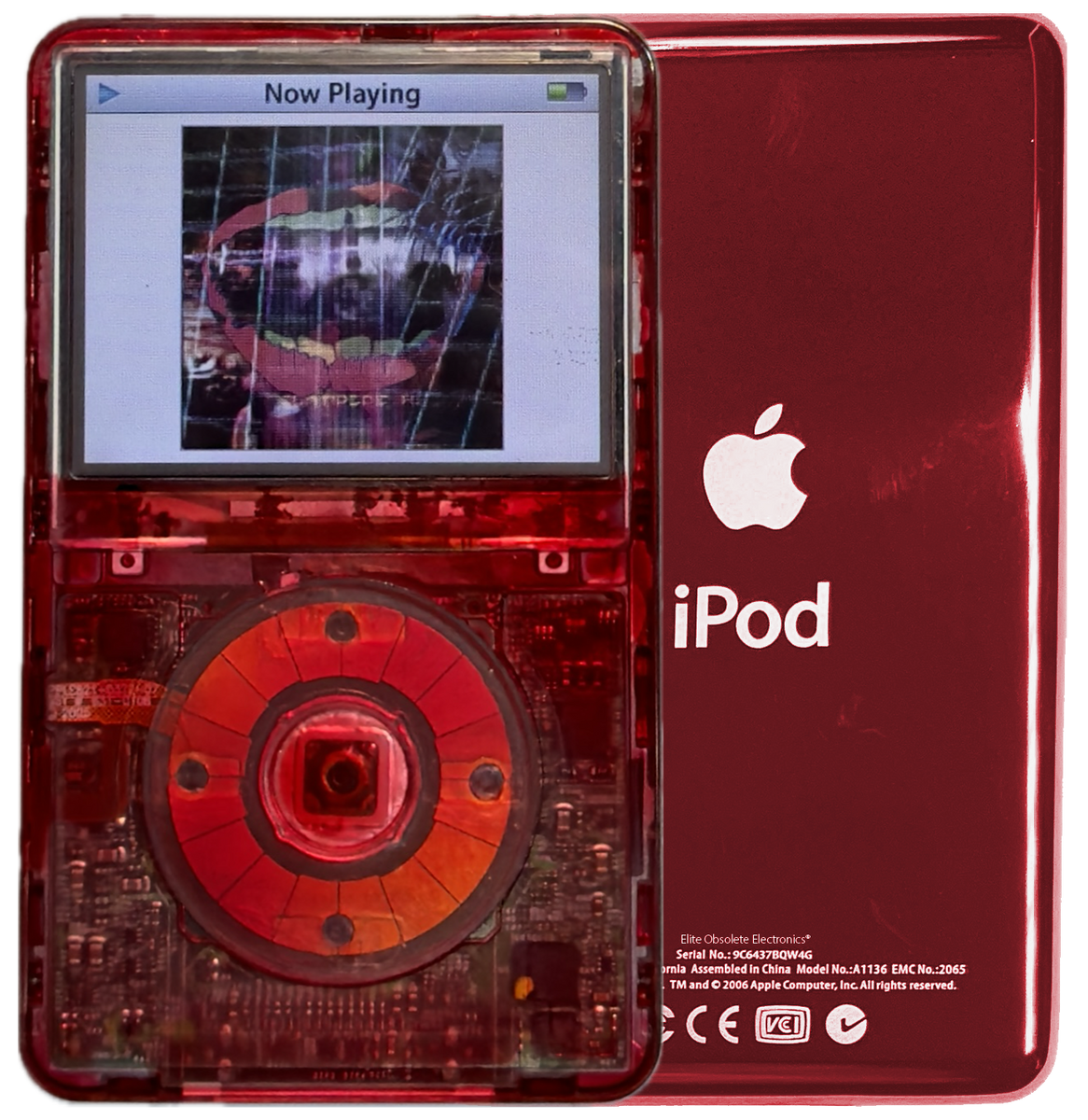 New Apple iPod Video Classic 5th & 5.5 Enhanced Red Atomic Ruby / Atom – Elite Obsolete Electronics
