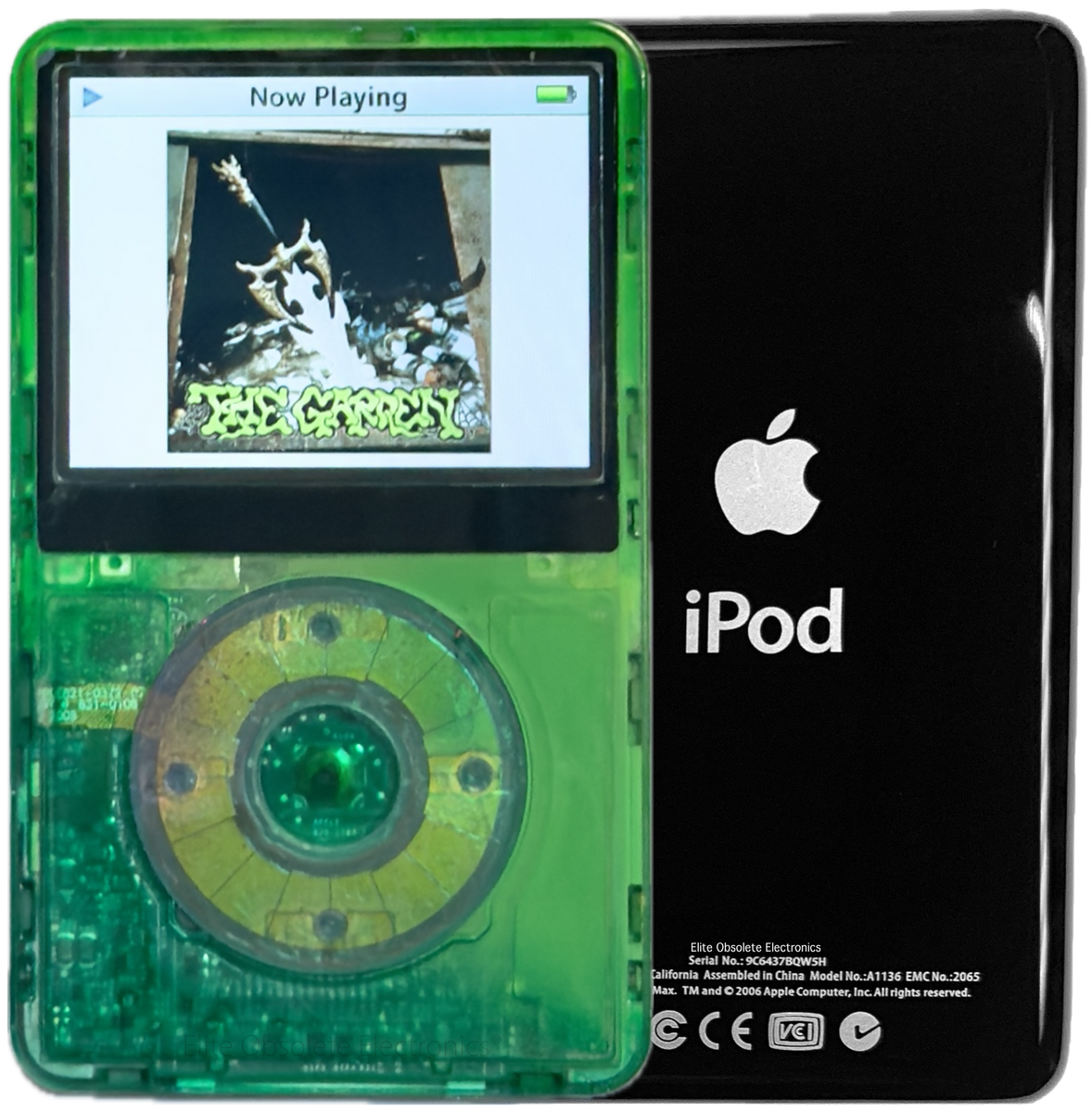 New Apple iPod Video Classic 5th & 5.5 Enhanced Atomic Green Dream / A ...