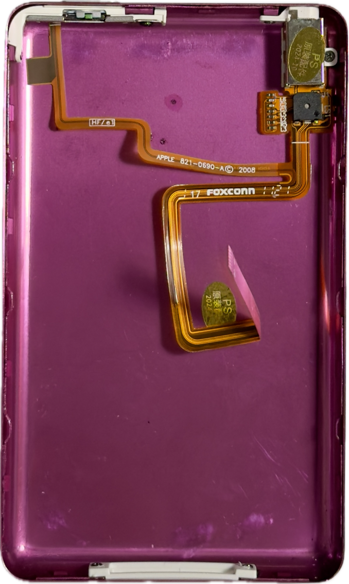 Thick Hyper Pink Fully Blank Backplate for Apple iPod Classic 6th 7th ...