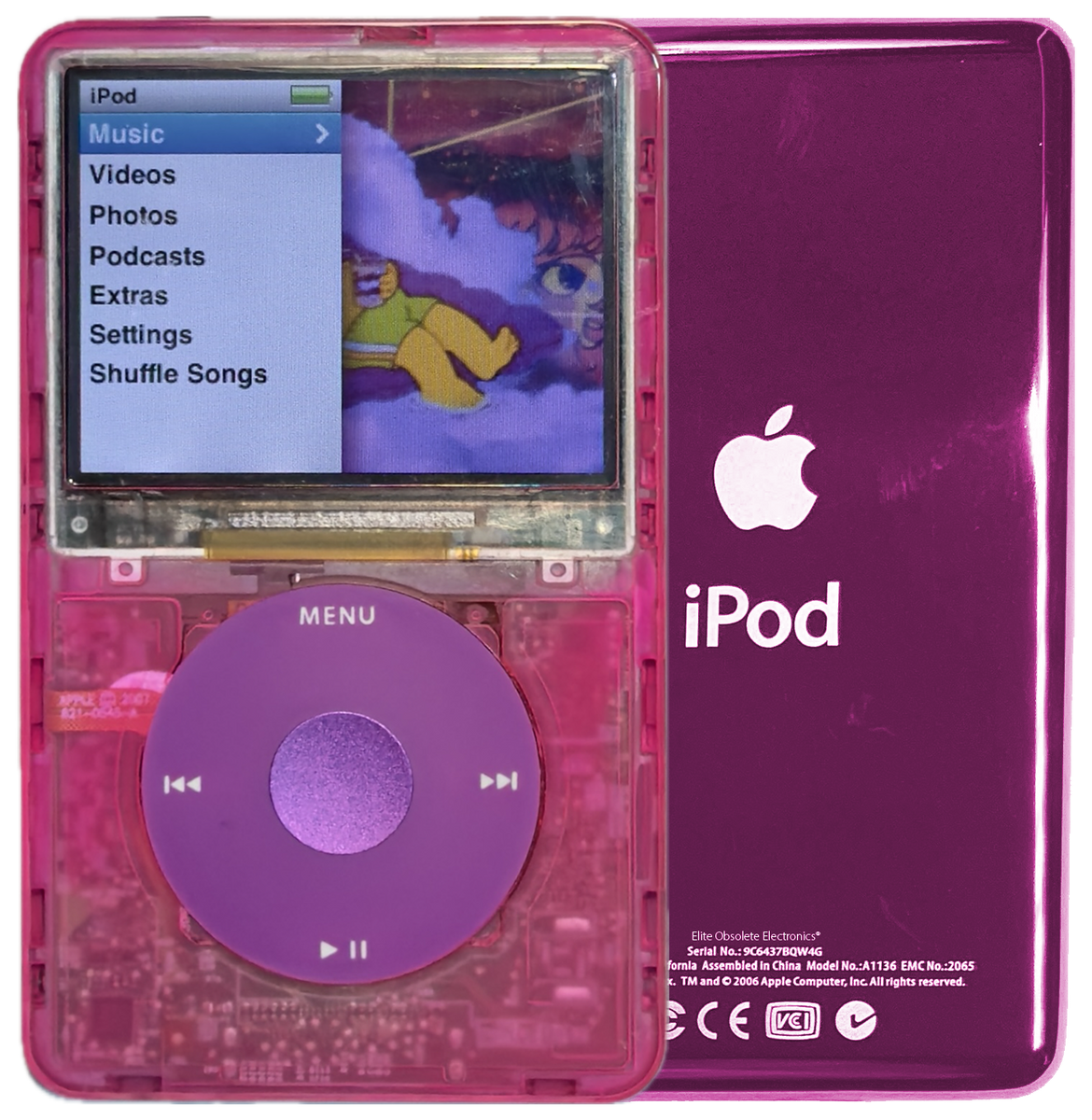New Apple iPod Classic 6th & 7th Generation Atomic Pink Bubblegum / Pi ...
