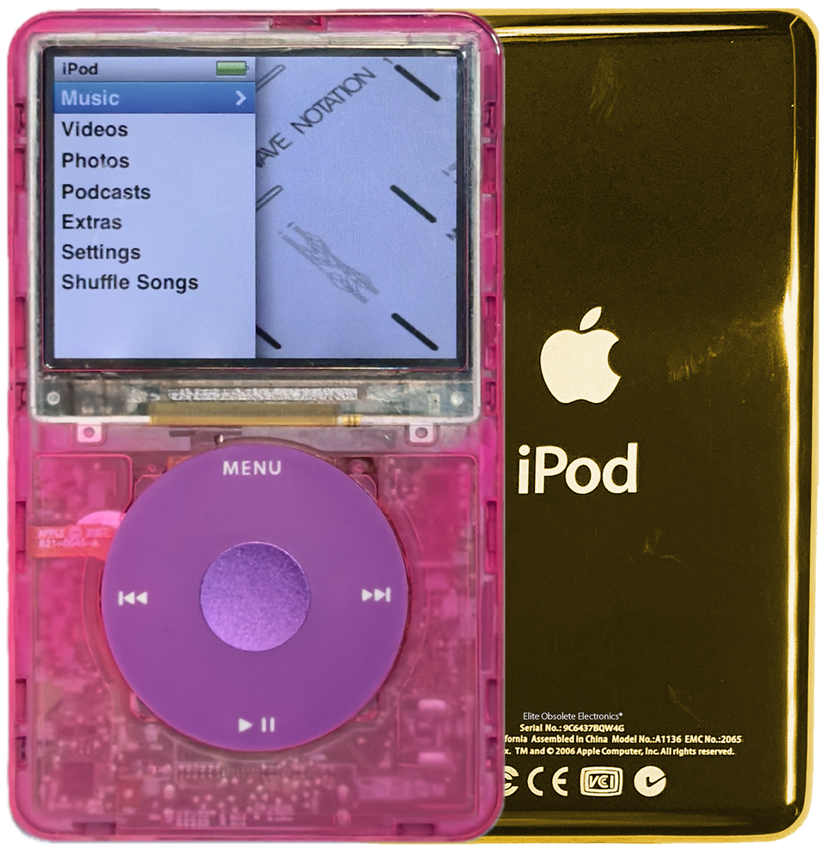New Apple iPod Classic 6th & 7th Generation Atomic Pink Bubblegum / Pi ...