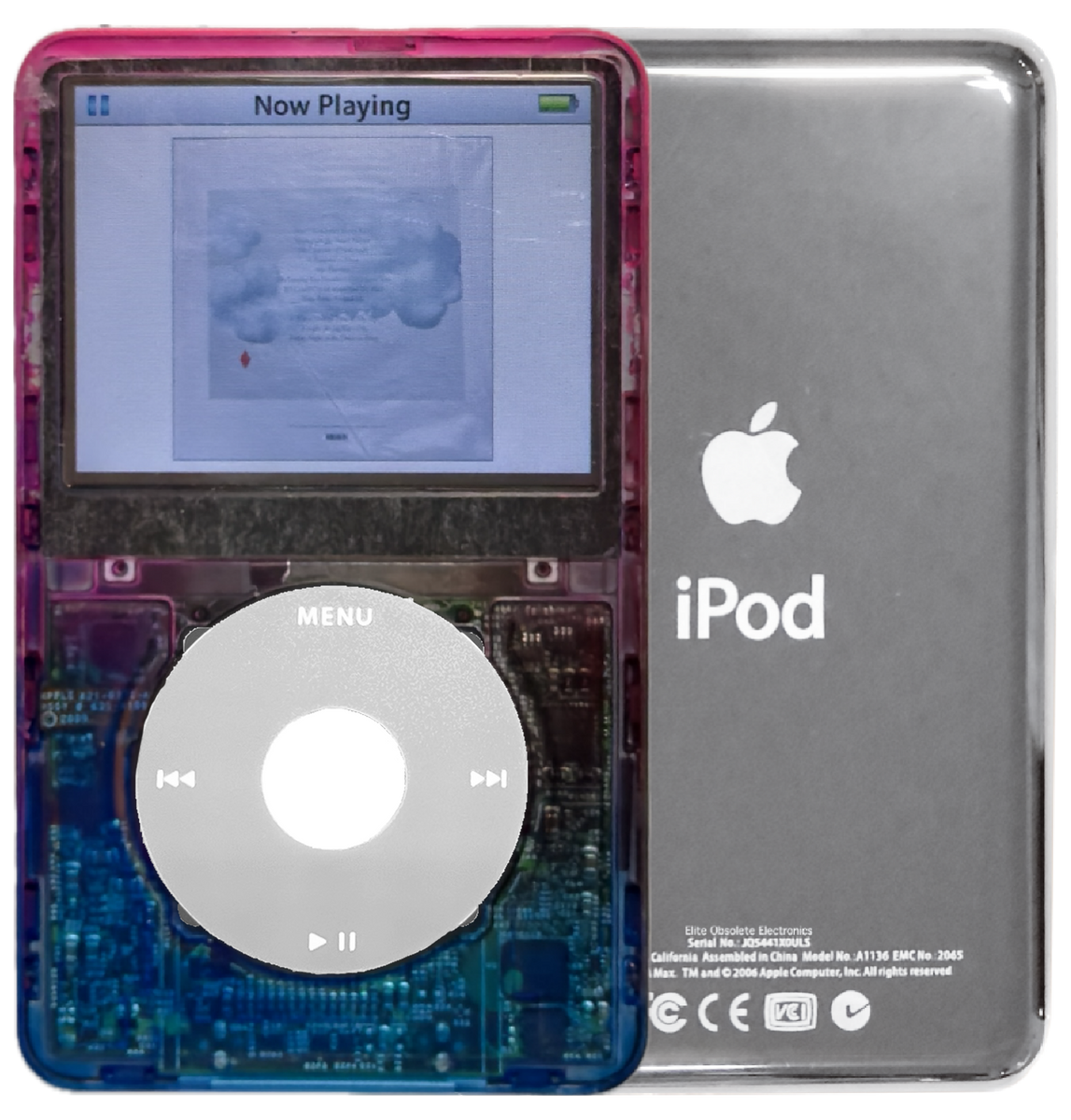 New Apple iPod Video Classic 5th & 5.5 Enhanced Atomic Nebula / Grey ...