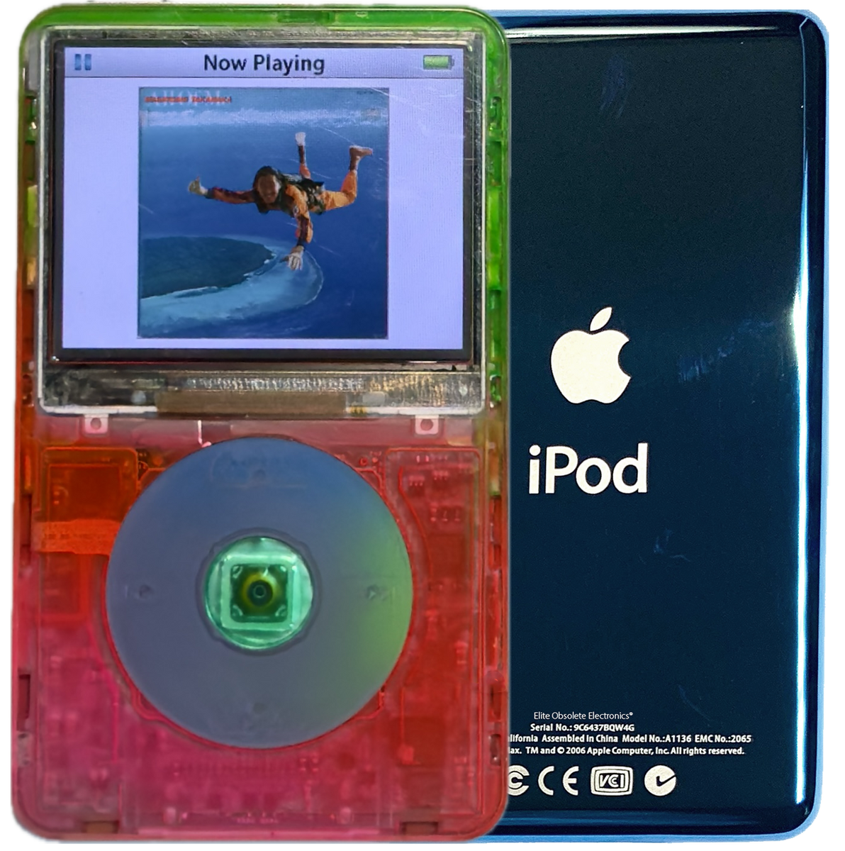 New Apple iPod Video Classic 5th & 5.5 Enhanced Atomic Watermelon / Po ...