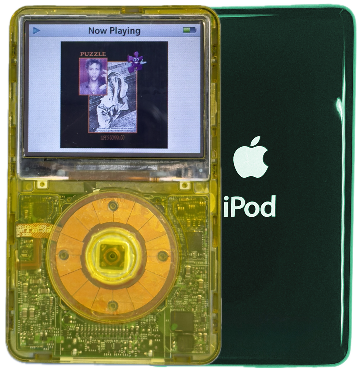 New Apple iPod Video Classic 5th & 5.5 Enhanced Atomic Yellow Beam / A ...