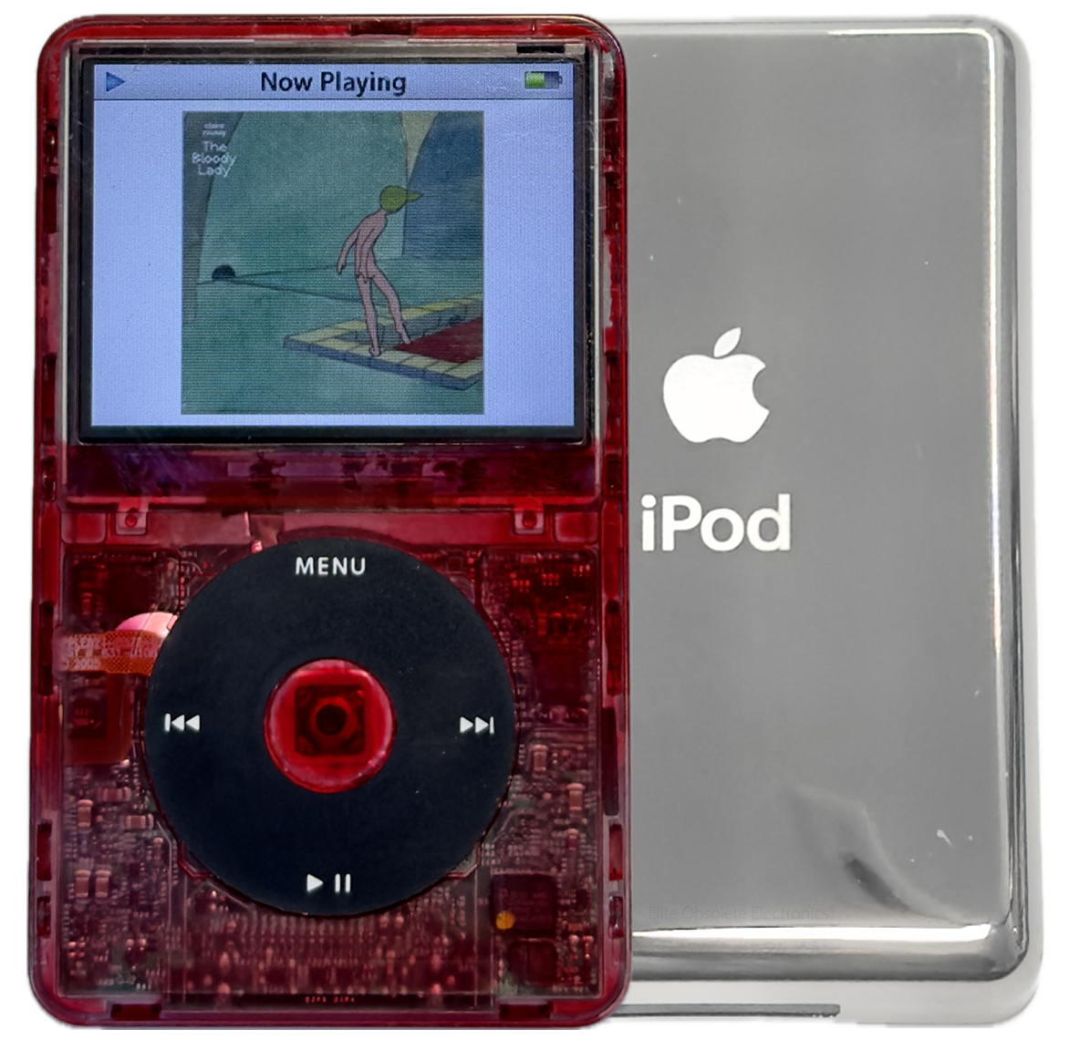 New Apple iPod Video Classic 5th & 5.5 Enhanced Red Atomic Ruby / Blac ...