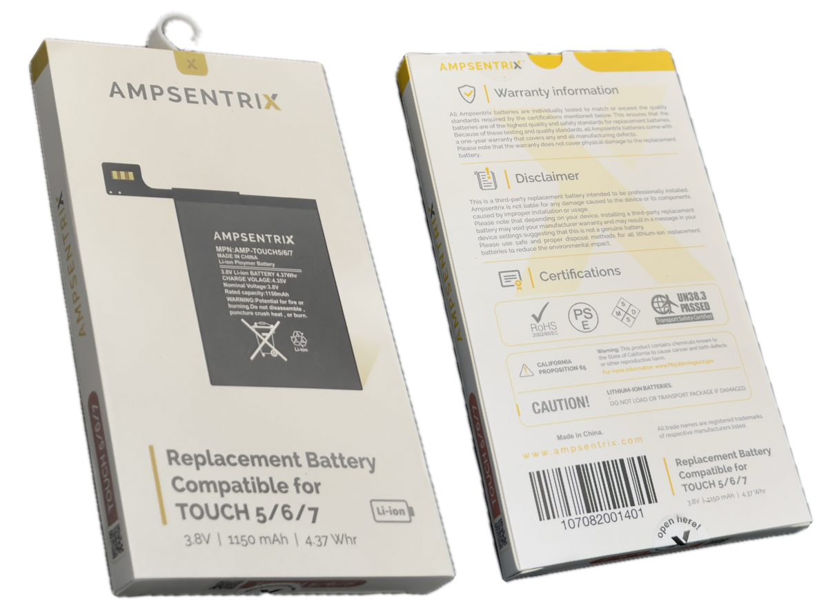 New AmpSentrix 1150mah Extended Capacity Lithium-Ion Polymer Battery f ...