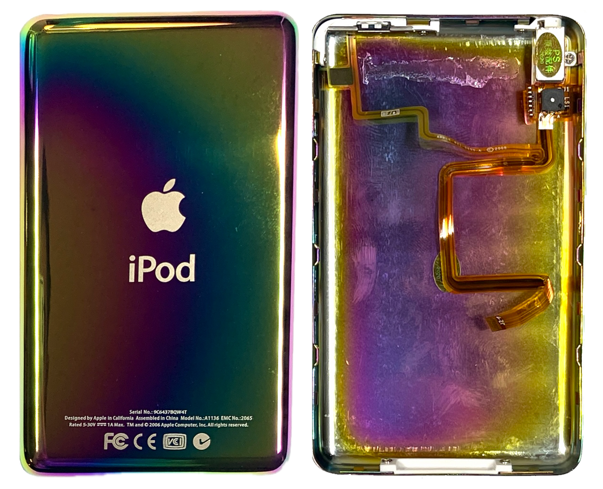 Thick Rainbow Universal Backplate for Apple iPod Classic 6th 7th & iPo ...