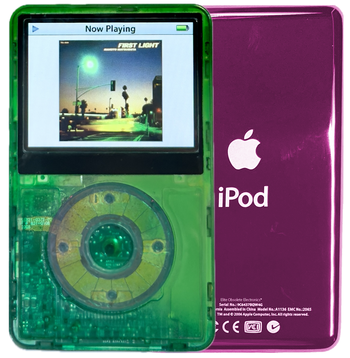 New Apple iPod Video Classic 5th & 5.5 Enhanced Atomic Green Dream / A ...
