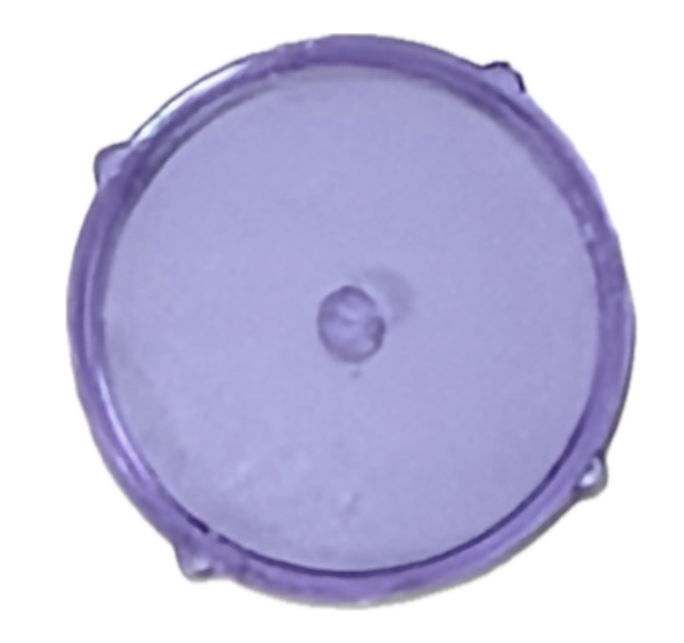 Purple Crystal Clear Plastic Center Select Button for Apple iPod Class ...