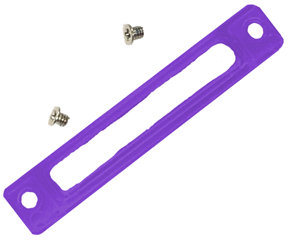 New Atomic Purple Transparent Clear Plastic Dock Bezel for Apple iPod ...