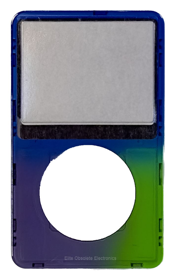 Polychrome Blue Green Purple Faceplate For Apple iPod Video 5th & 5.5 ...