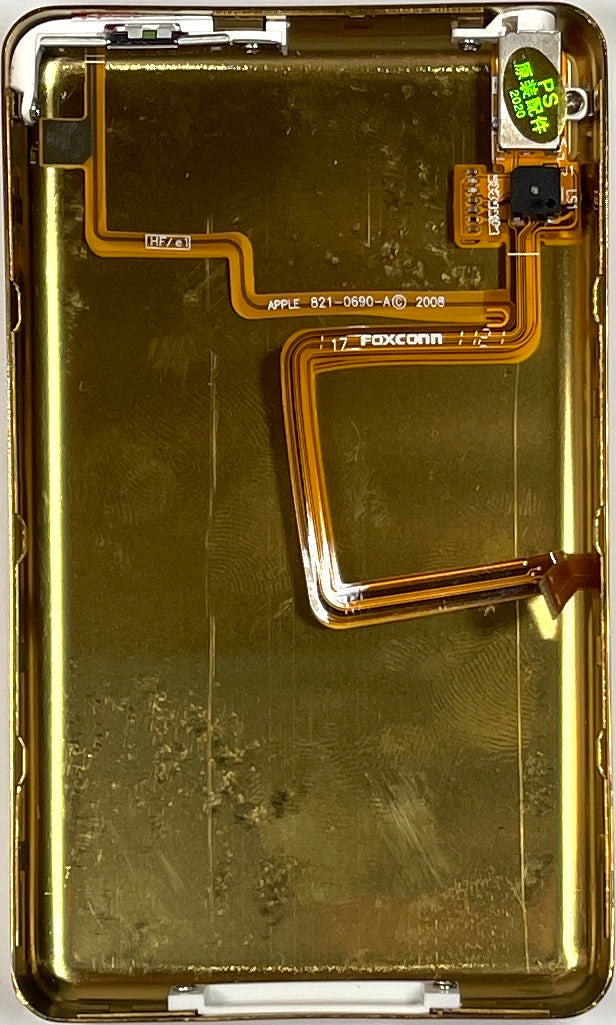 Thick Gold Fully Blank Backplate for Apple iPod Classic 6th 7th & iPod ...