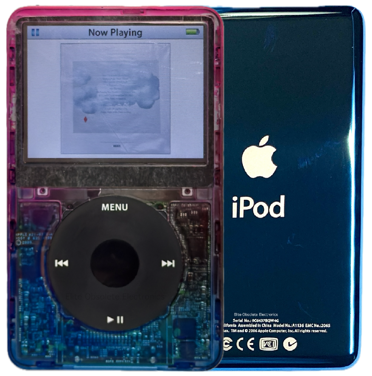New Apple iPod Video Classic 5th & 5.5 Enhanced Atomic Nebula / Black ...