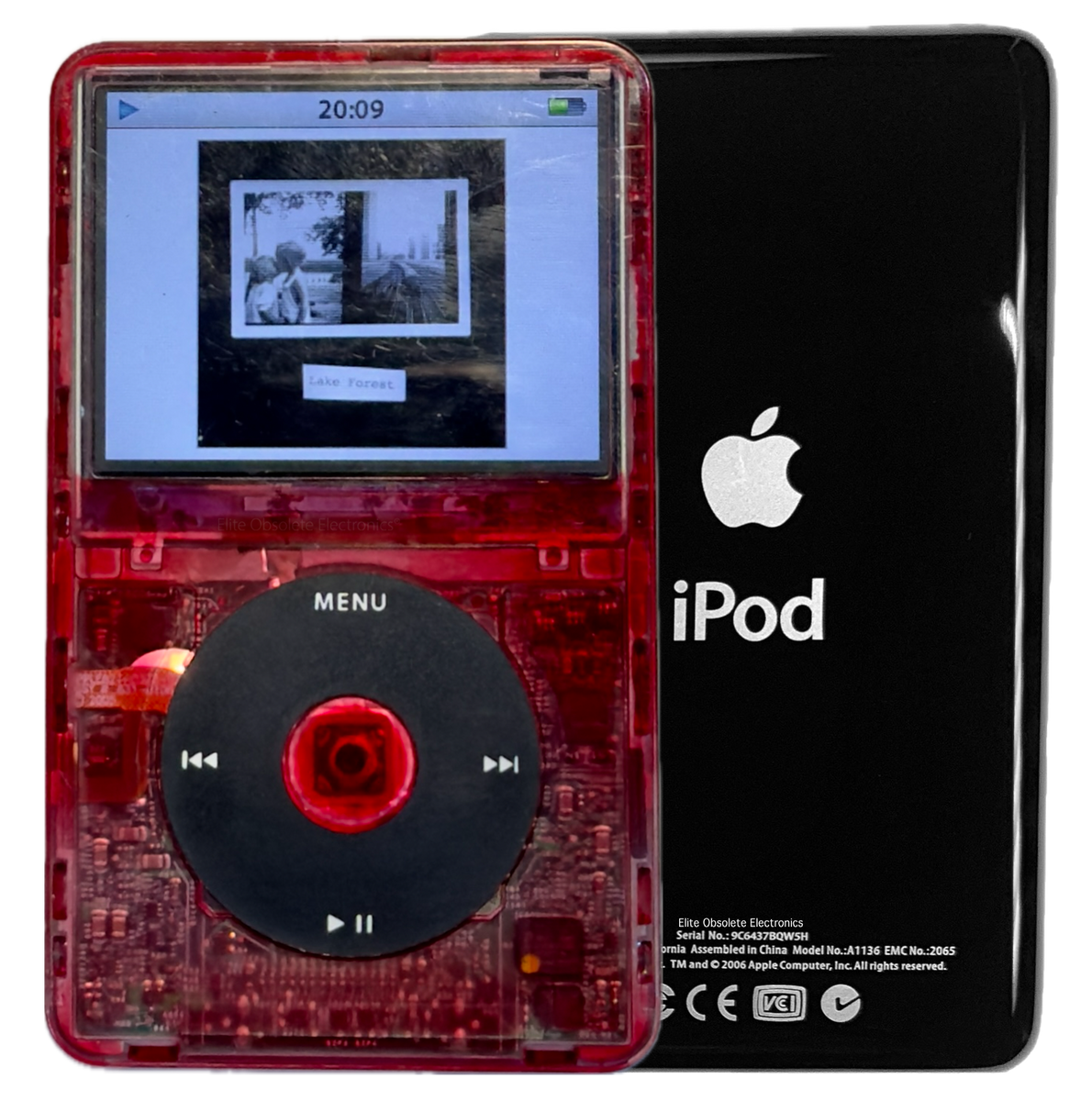 New Apple iPod Video Classic 5th & 5.5 Enhanced Red Atomic Ruby / Blac ...