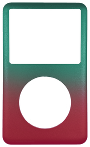New Gradient Green & Red Faceplate For Apple iPod Classic 6th 7th Gene ...