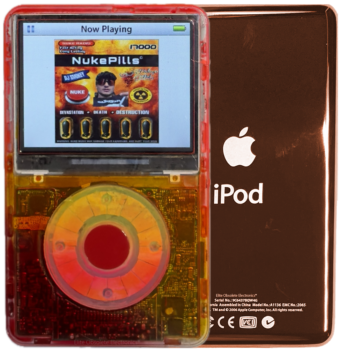 New Apple iPod Video Classic 5th & 5.5 Enhanced Atomic Fireball / Atom ...