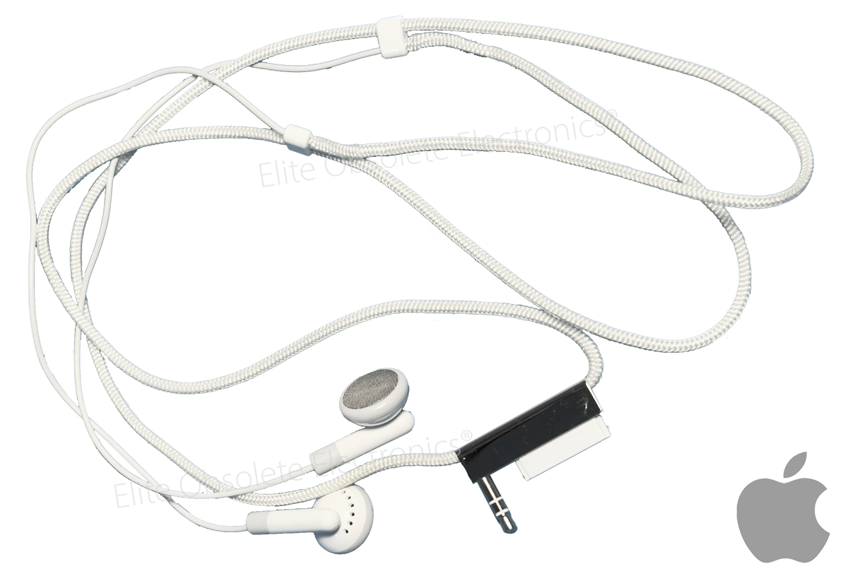 Original Apple iPod Nano In-Ear Lanyard Headphones Earbuds for iPod Na ...