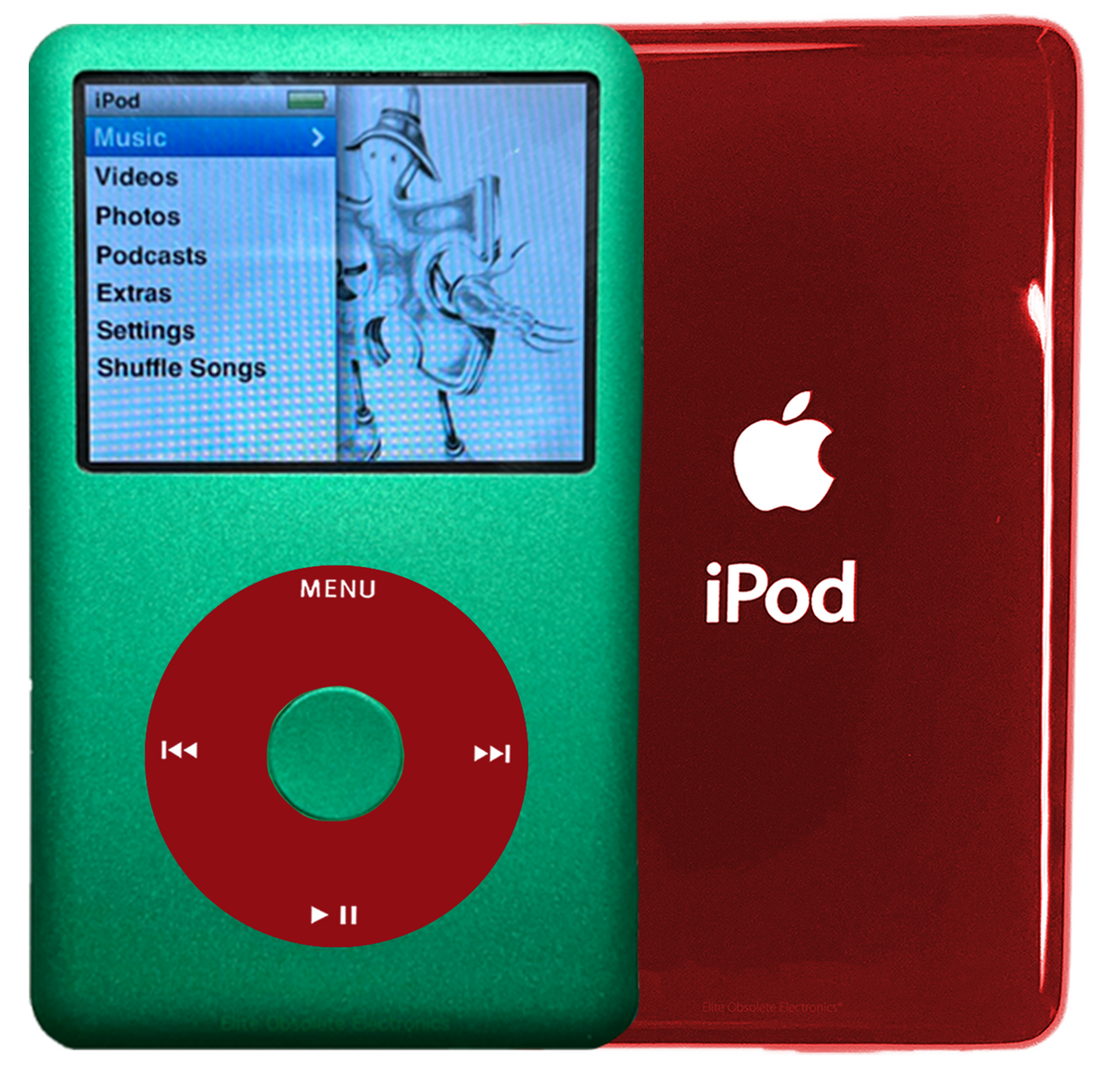 Elite Obsolete Electronics New iPod Classic Black Gray Red 80GB - 1TB