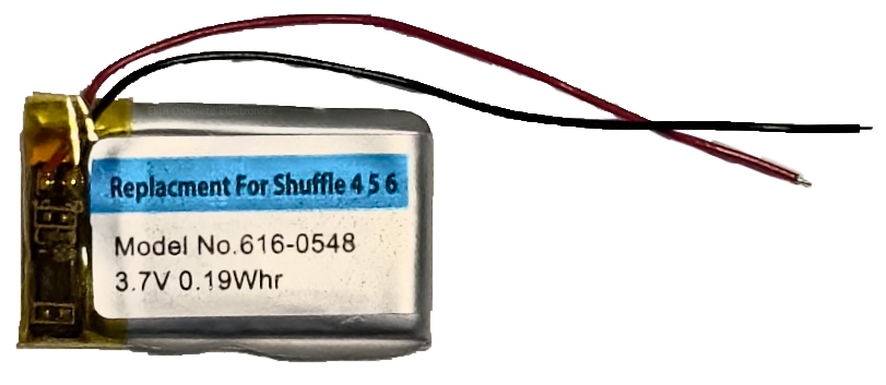 52mah Lithium Polymer Replacement Battery for Apple iPod Shuffle 4th ...