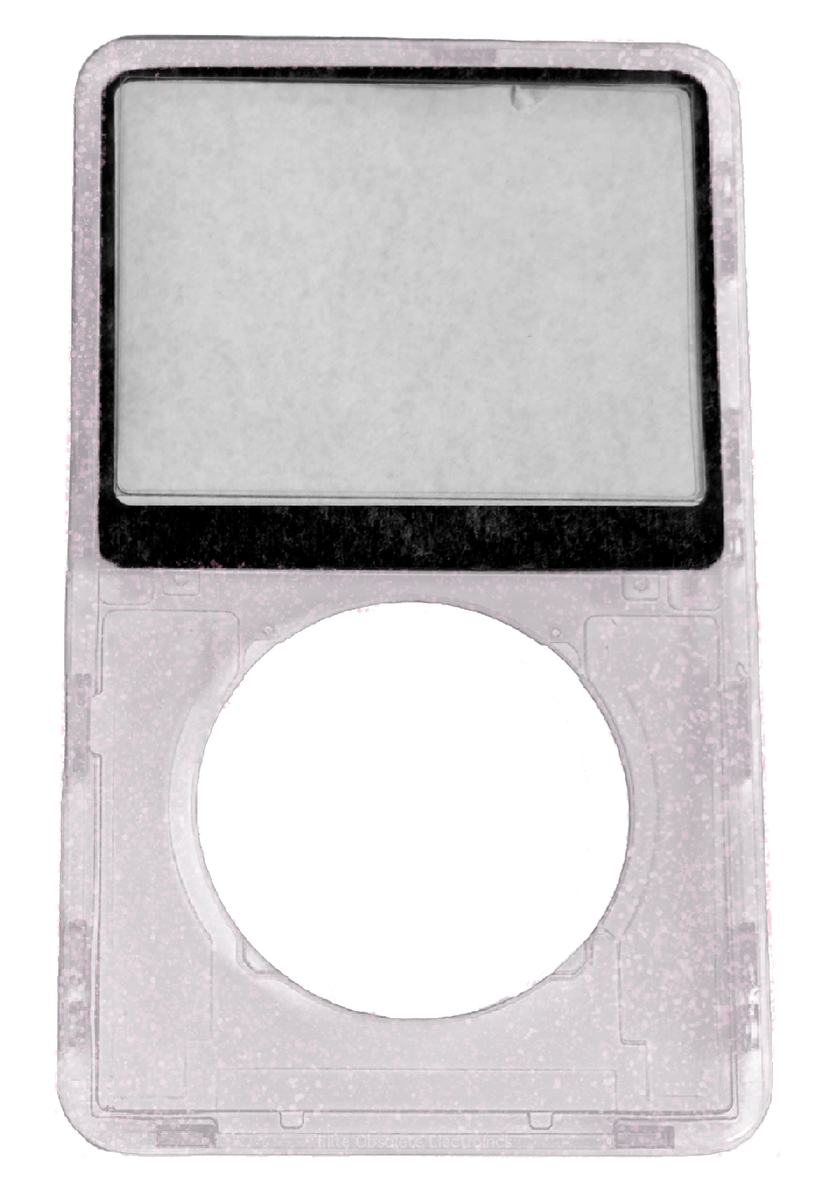 Atomic Glitter Transparent Clear Faceplate For Apple iPod Video 5th ...