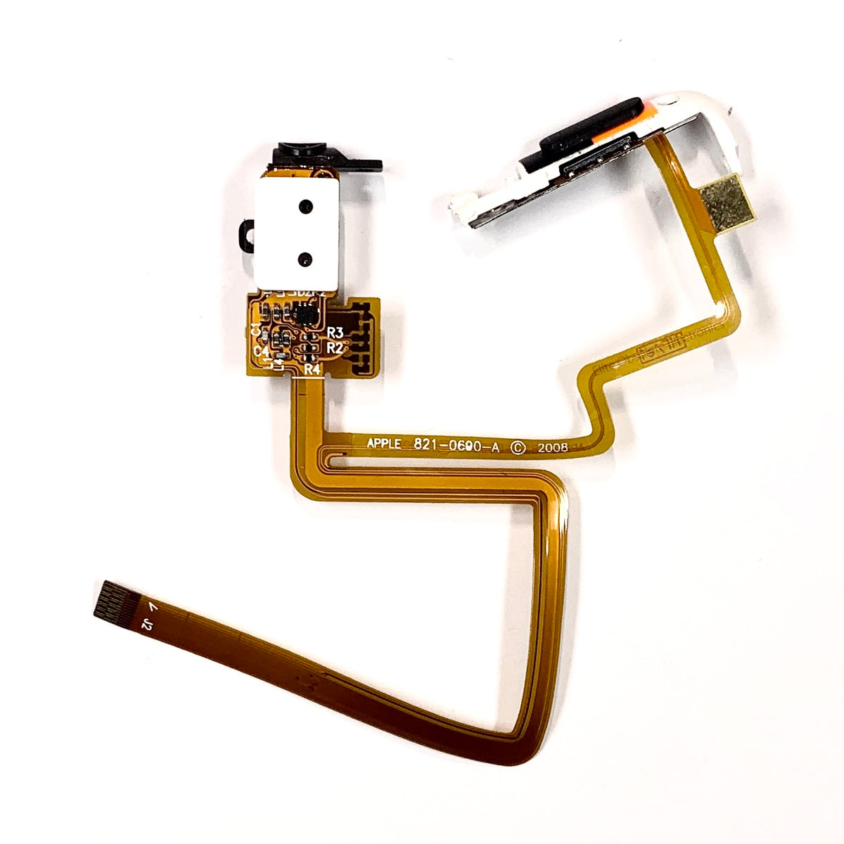 Thin Black Audio Headphone Jack & Hold Switch for Apple iPod Video 5th ...