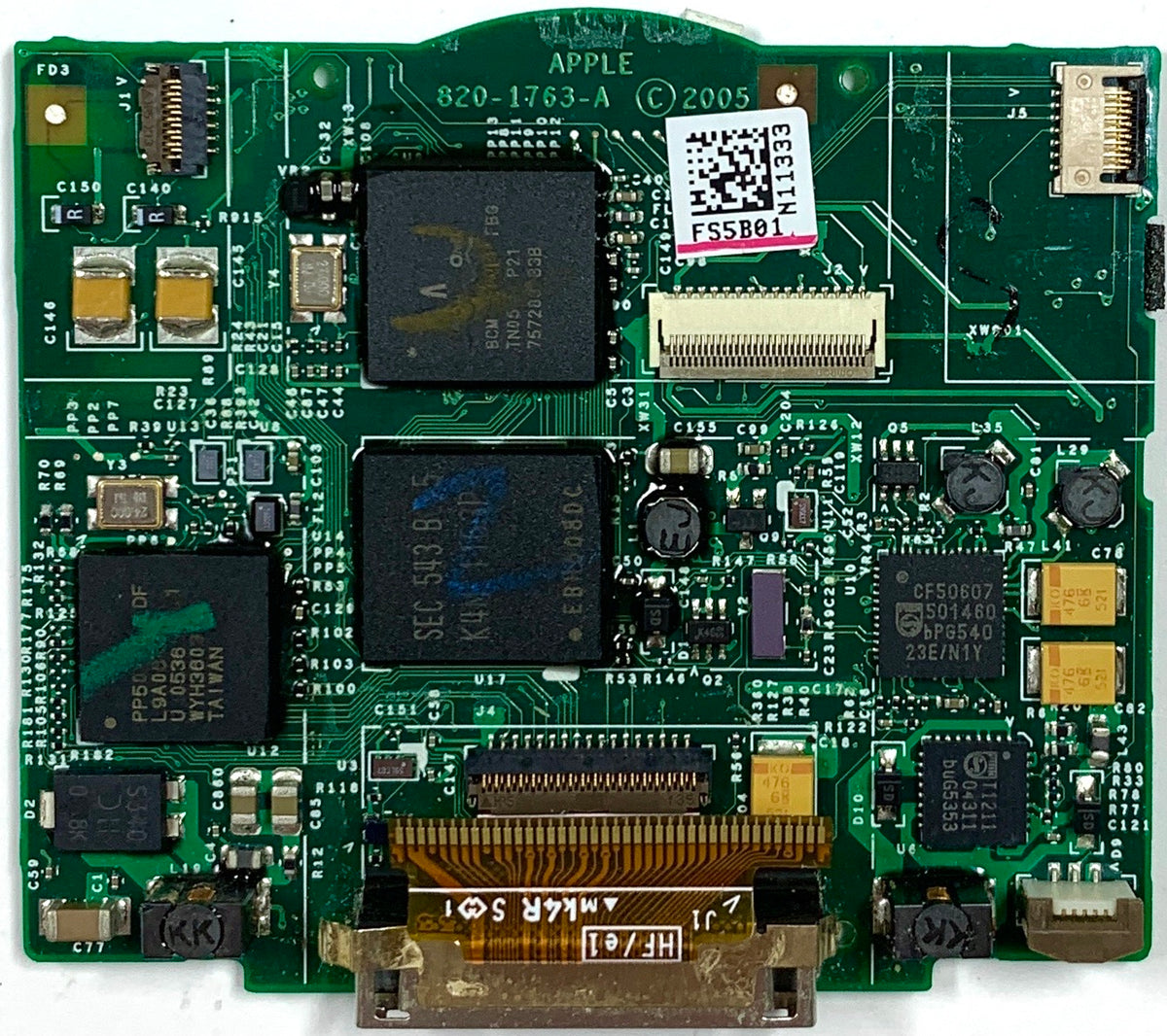 Apple 820-1763-A Motherboard Logic Board 32MB 64MB for iPod Video 5th ...