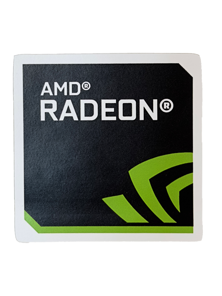 AMD Radeon Parody Nvidia RTX Clear Sticker (3” x 3”) – Elite Obsolete ...